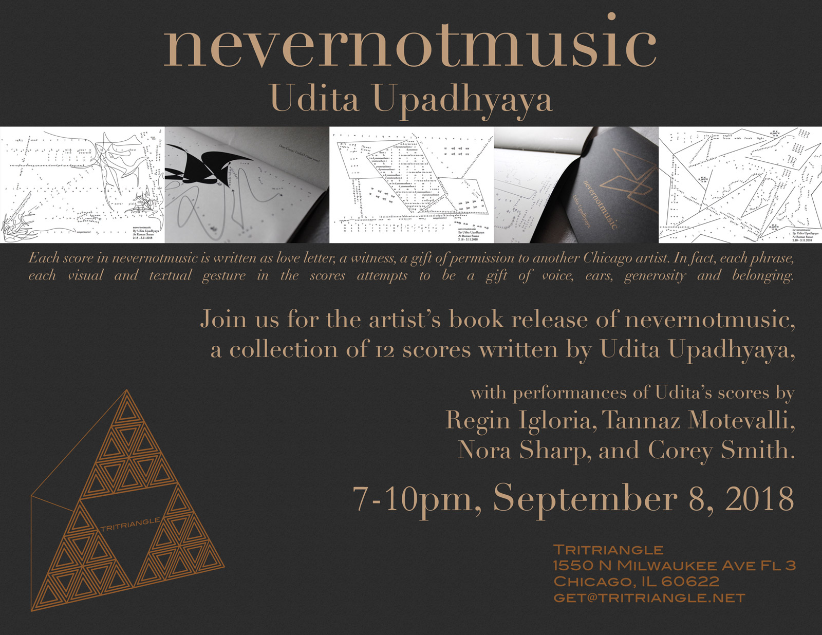 Udita Upadhyaya – nevernotmusic book release
